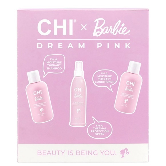 chi x barbie | Hair | Chi X Barbie Dream Pink Set Shampoo Conditioner ...